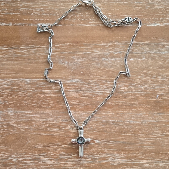 UNO de 50 | Jewelry | Uno De 5 Silver Cross Necklace With Crystal ...